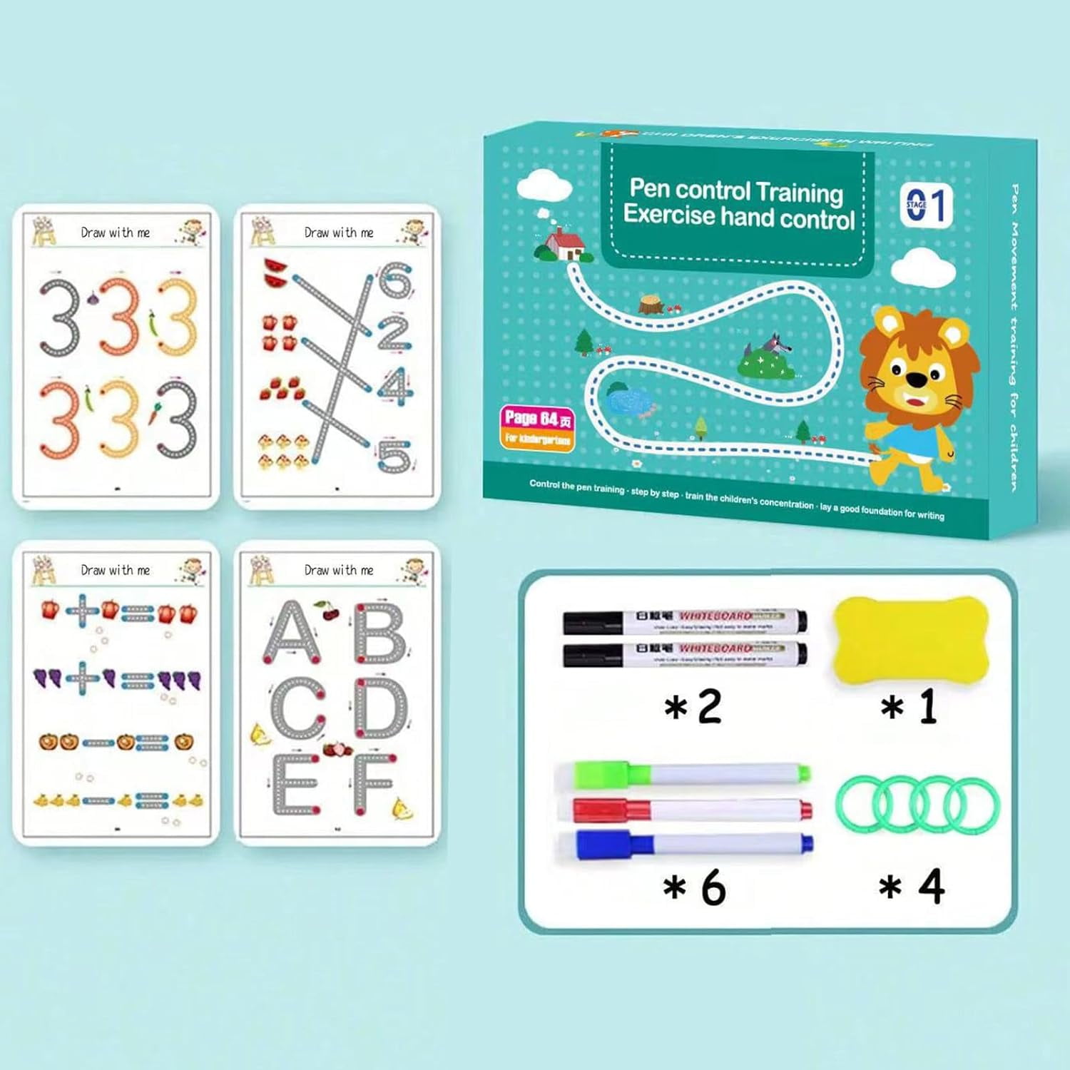 Scribble Smart Workbook, Little Curious Minds Tracing Books, Fast-Track ...