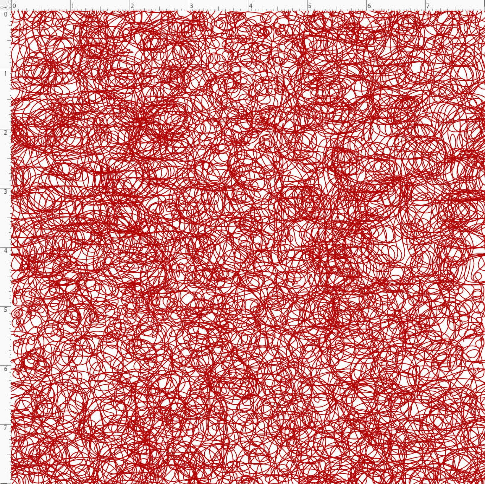 Scribble White / Red Fabric Yard - Walmart.com