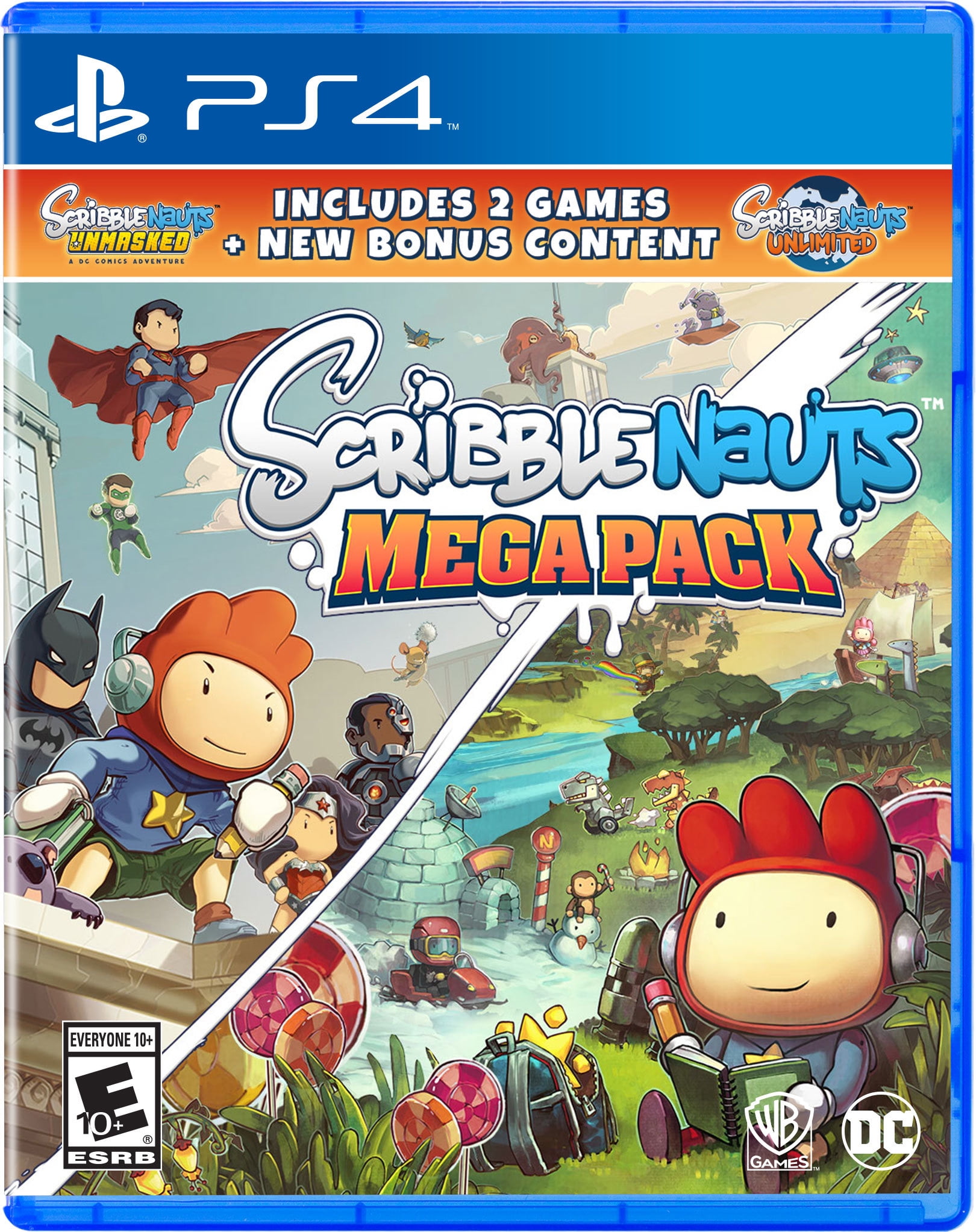 Scribblenauts Mega Pack, Warner Bros, PlayStation 4, 883929653690 ...