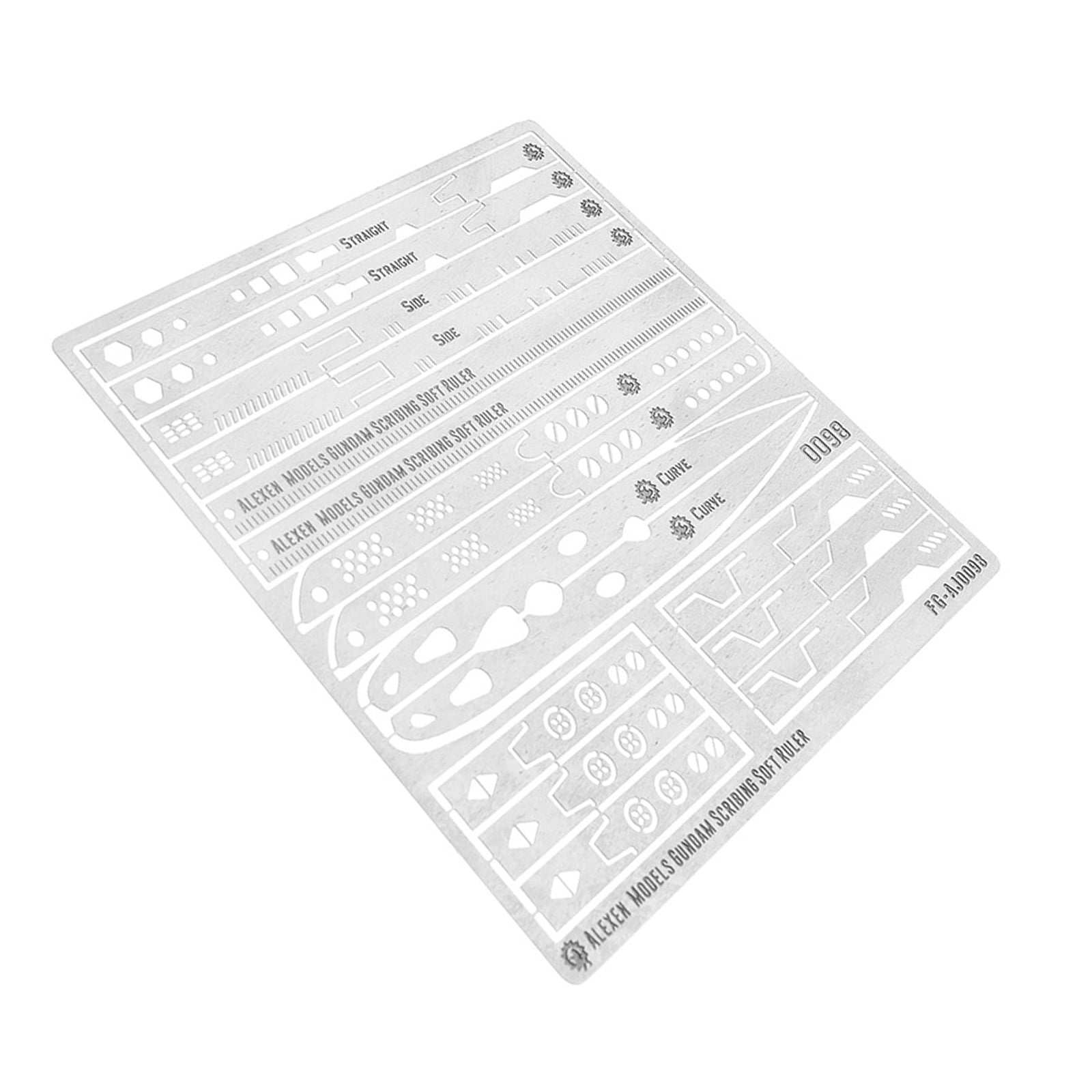 Scribing Soft Ruler Detail Adding Templates Curved Surfaces Craft Tool ...