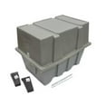 Scribner Plastics Small Block V8 Engine Shipping Container, 40x27x30 in, Gray Plastic Storage ...