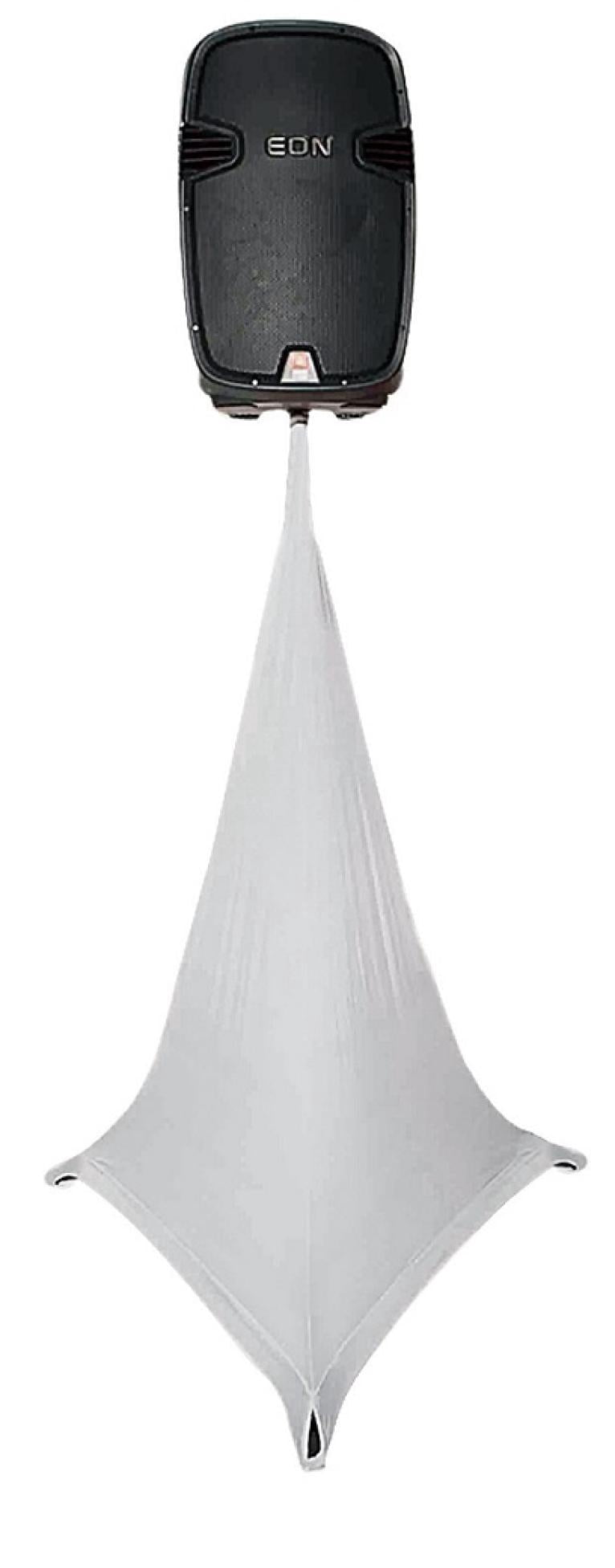 Scrim King SPK03-W | Triple Sided Speaker Stand Scrim (White) - Walmart.com