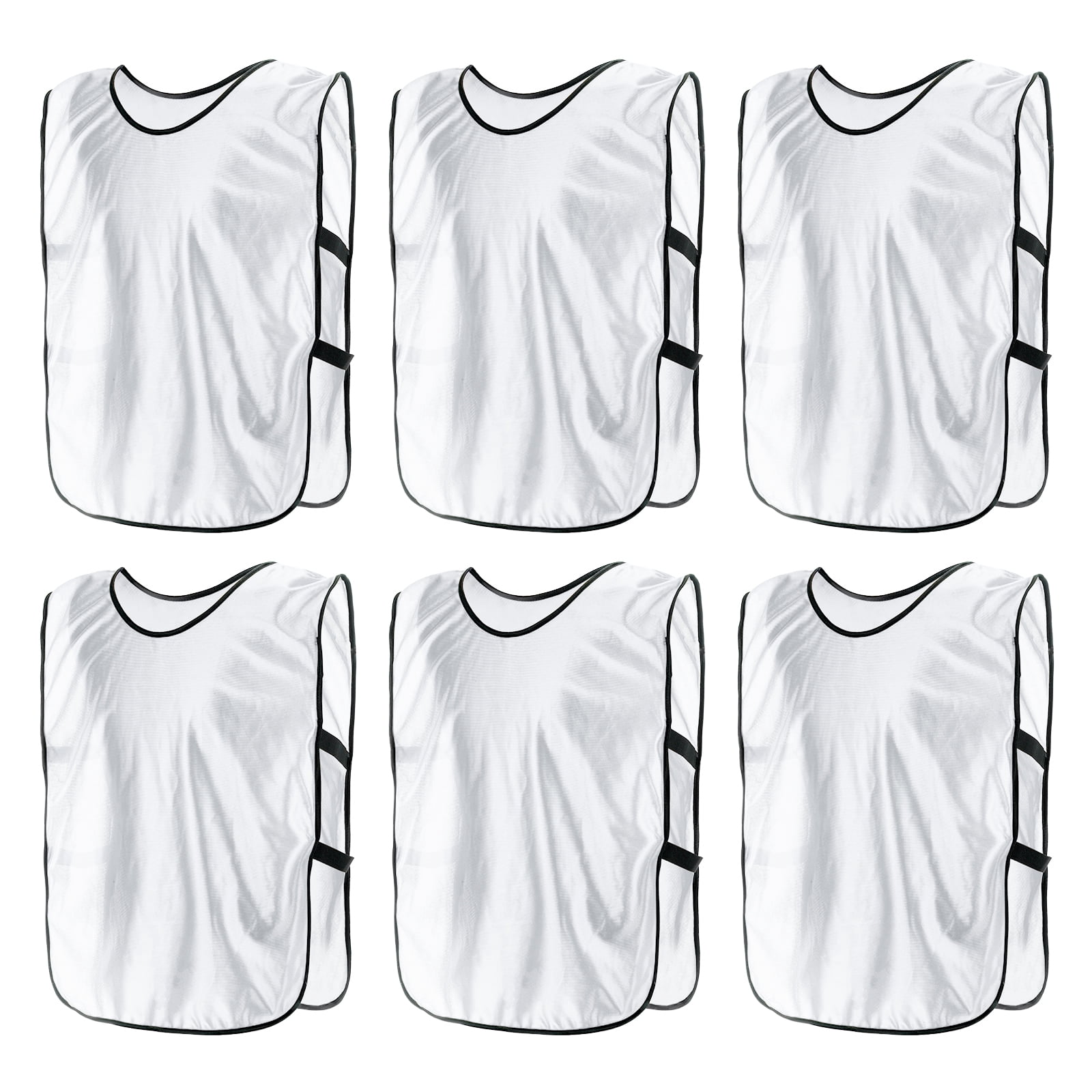 Scrimmage Training Vest 22x14" Soccer Jersey Sport Team Pinnies, White ...