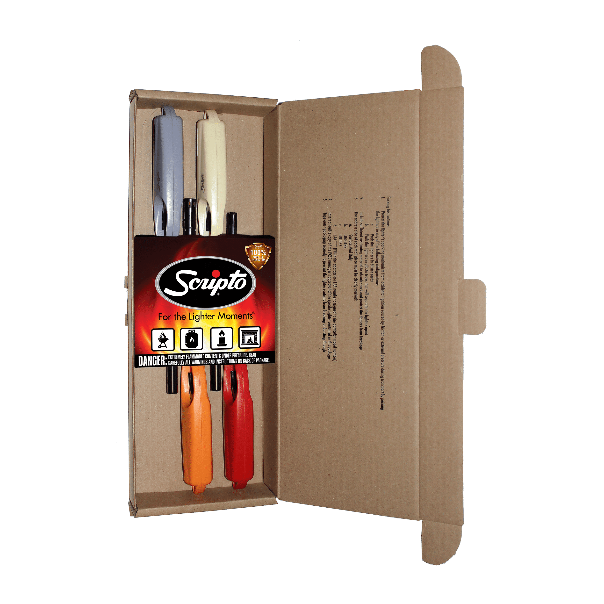 Scripto Aim n Flame MAX 4PK Multi-Purpose Lighter - Walmart.com