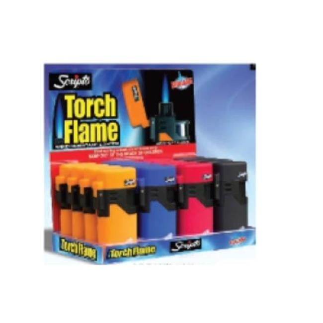 Scripto Lighter LDP3KJ-16-64 Torch Flame Pocket Lighter Tray - Pack of ...