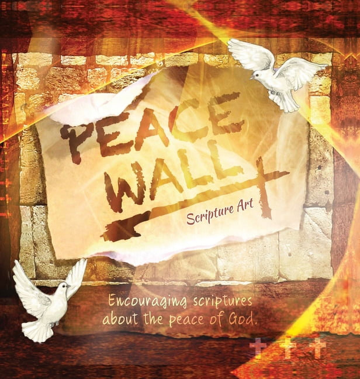 Scripture Art Books Peace Wall Scripture Art Book: Encouraging ...