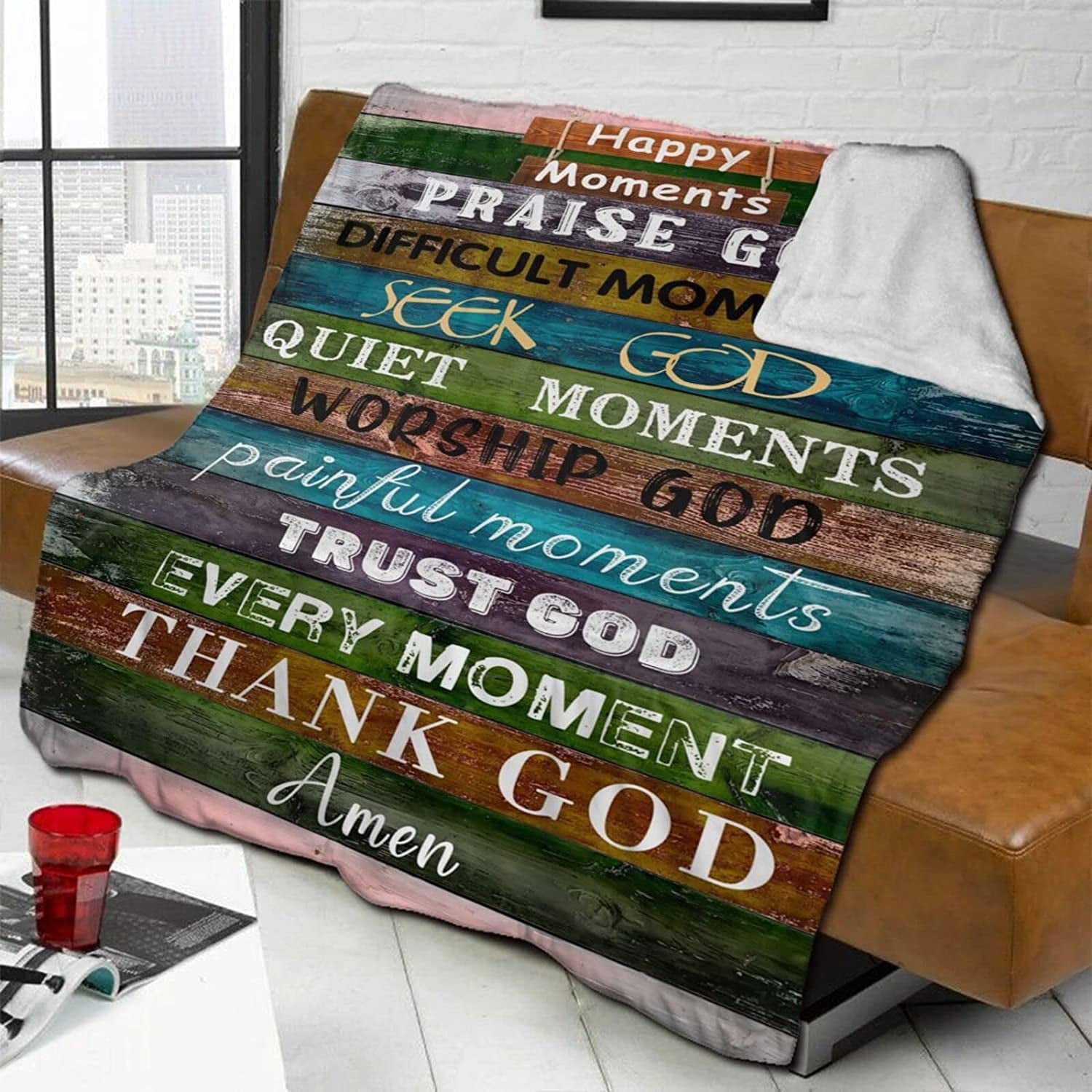 Scripture Blanket Inspirational Christian Throw Blanket Spiritual ...