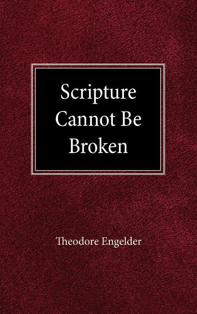 Scripture Cannot be Broken (Hardcover) - Walmart.com Scripture Cannot be Broken (Hardcover) - Walmart.com