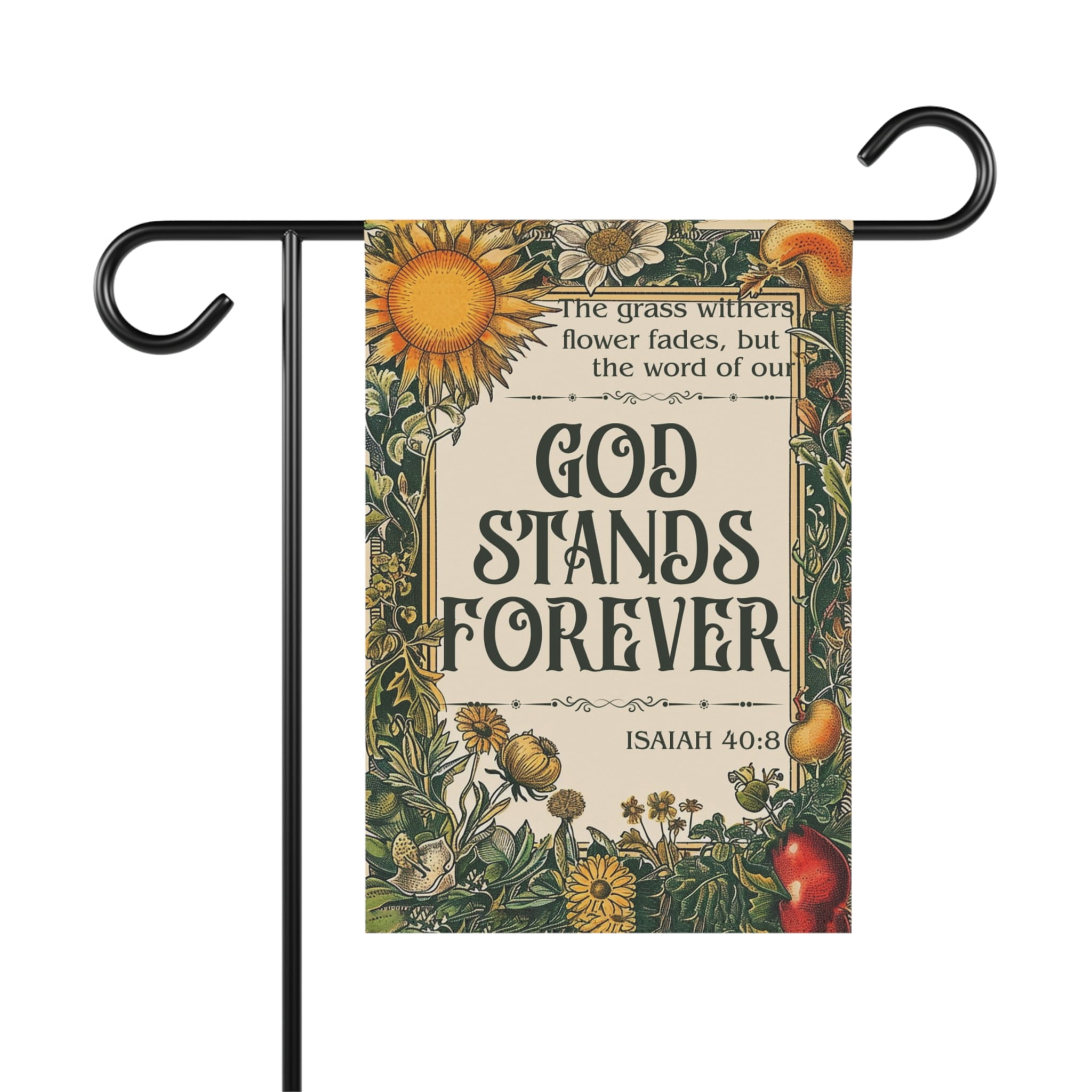 Scripture Garden Flag, Bible Garden Flag, Bible Verse Flag ID-0423-MAK1 ...