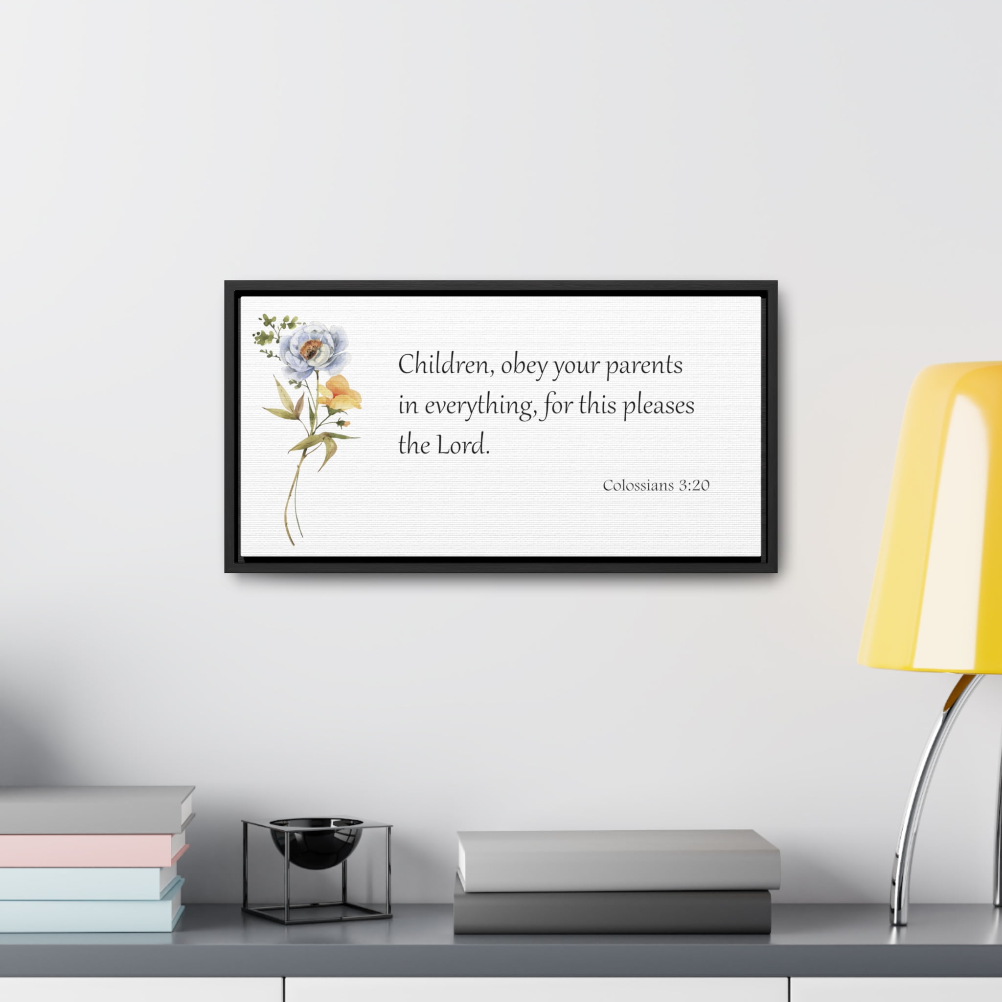 Scripture Sign, Bible Verse Sign, Children Obey Your Parents - Walmart.com