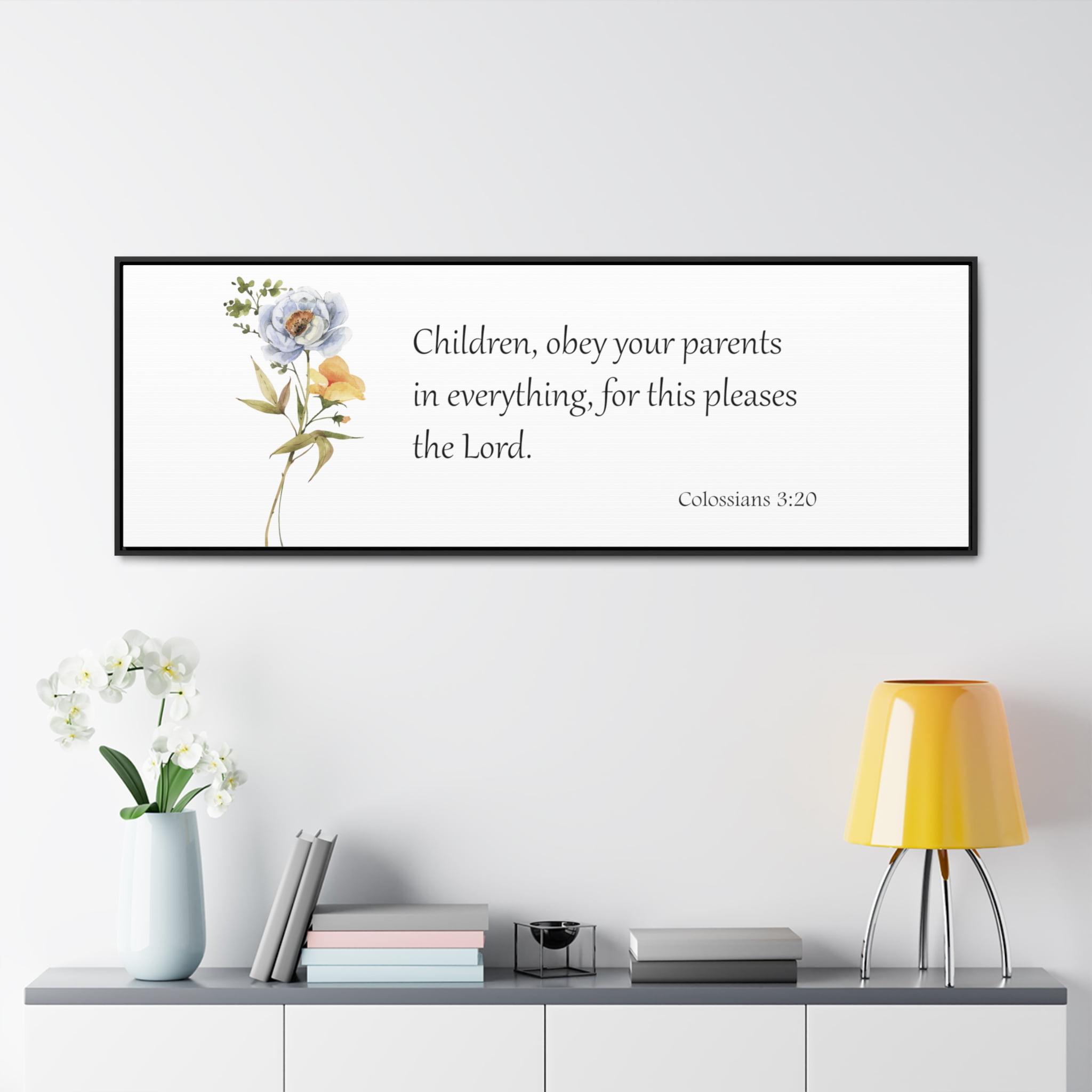 Scripture Sign, Bible Verse Sign, Children Obey Your Parents - Walmart.com