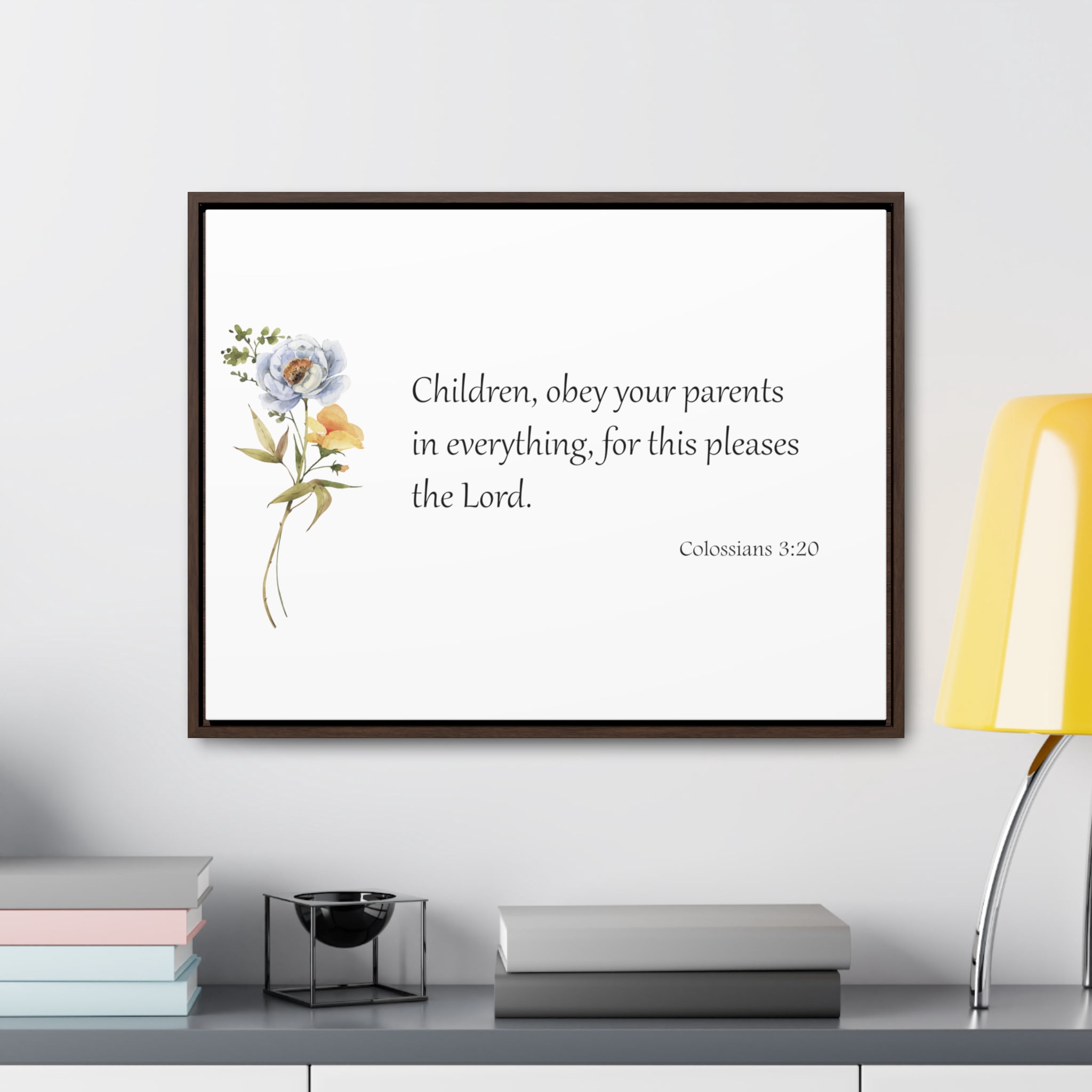 Scripture Sign, Bible Verse Sign, Children Obey Your Parents - Walmart.com