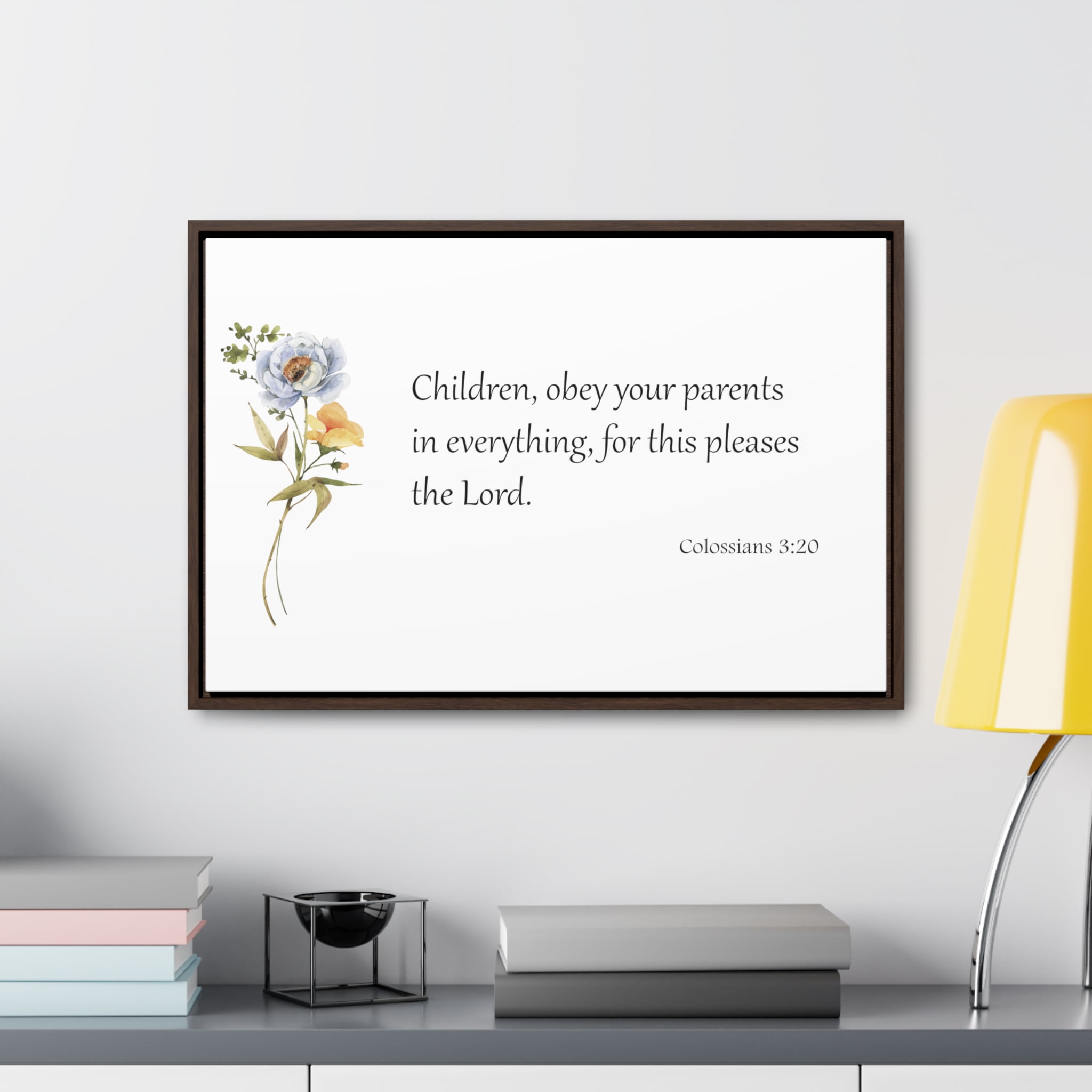 Scripture Sign, Bible Verse Sign, Children Obey Your Parents - Walmart.com