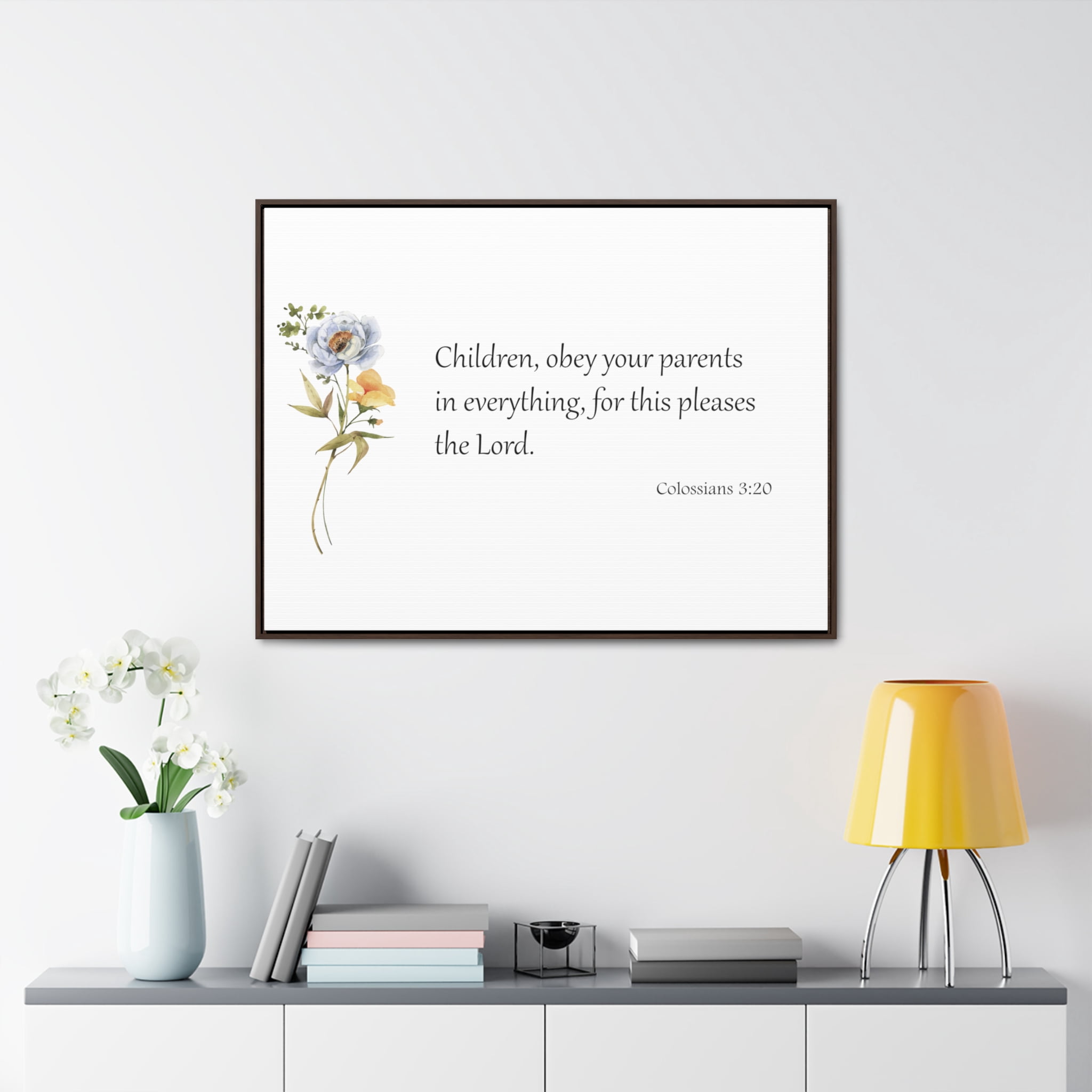 Scripture Sign, Bible Verse Sign, Children Obey Your Parents - Walmart.com