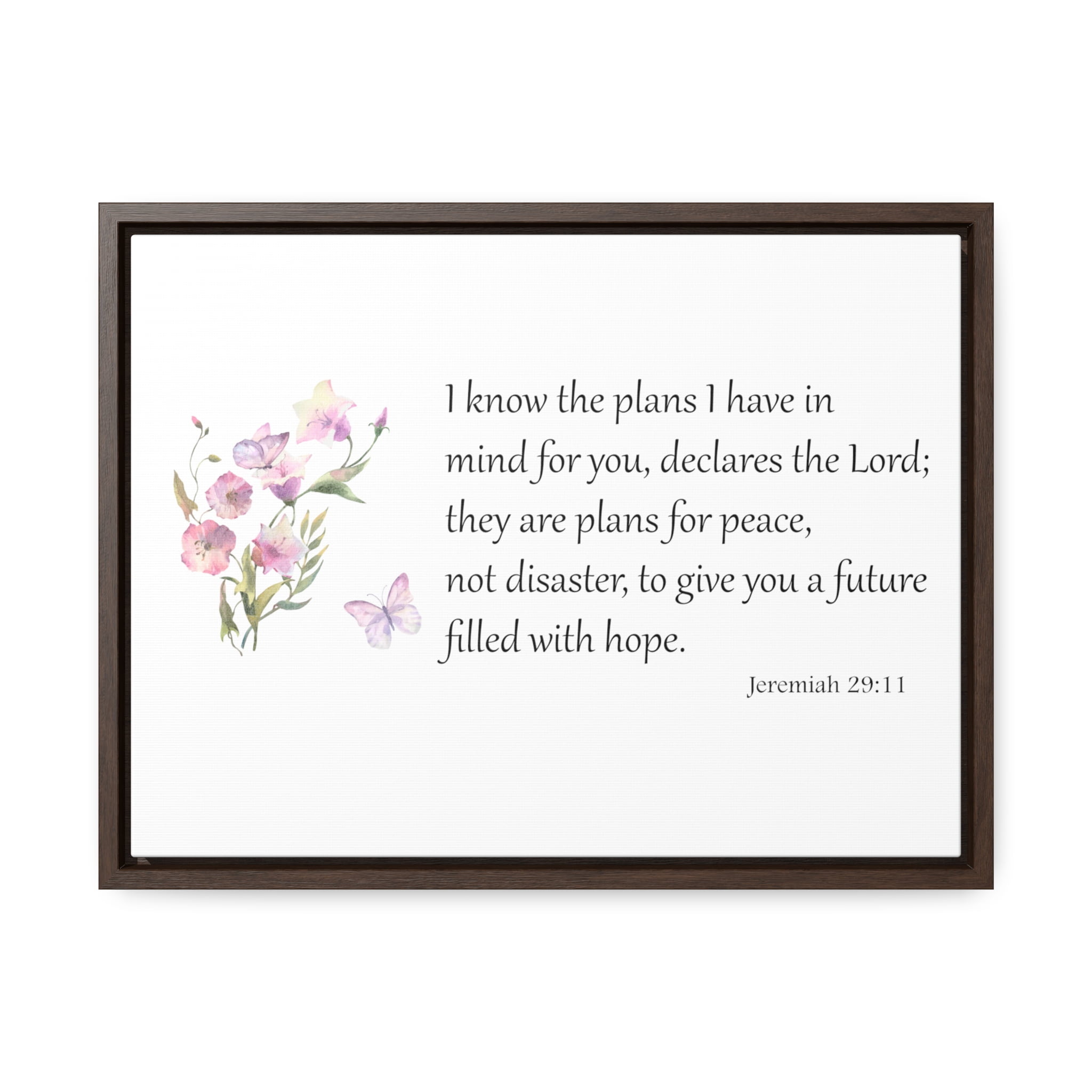 Scripture Sign, Bible Verse Sign, God Has a Plan For You, Jeremiah 29: ...