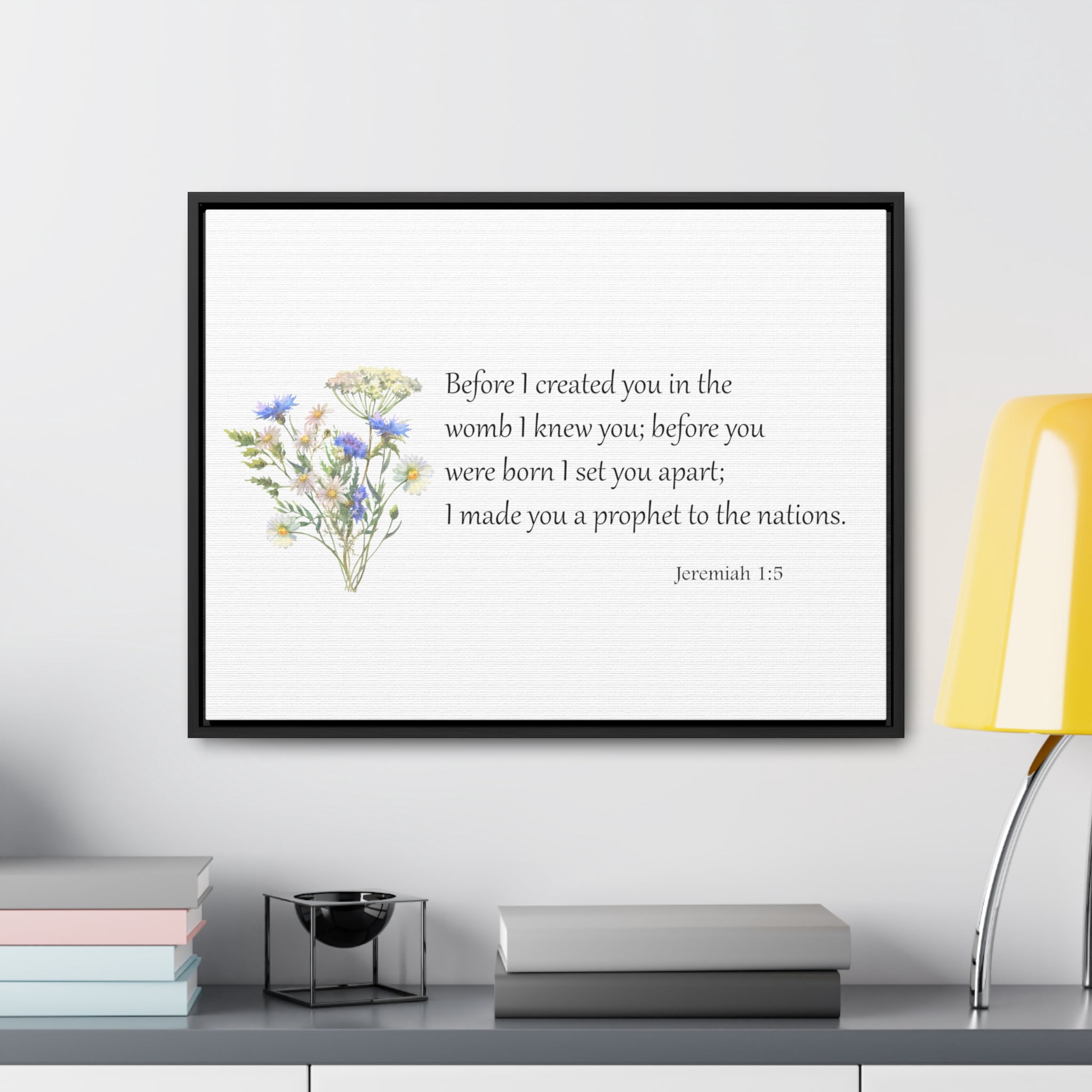 Scripture Sign, Bible Verse Sign, God Knows Your Purpose, Jeremiah 1:5 ...