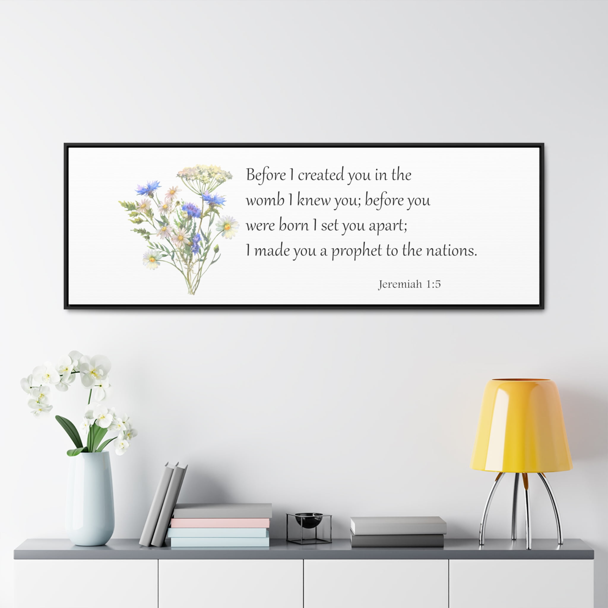 Scripture Sign, Bible Verse Sign, God Knows Your Purpose, Jeremiah 1:5 ...