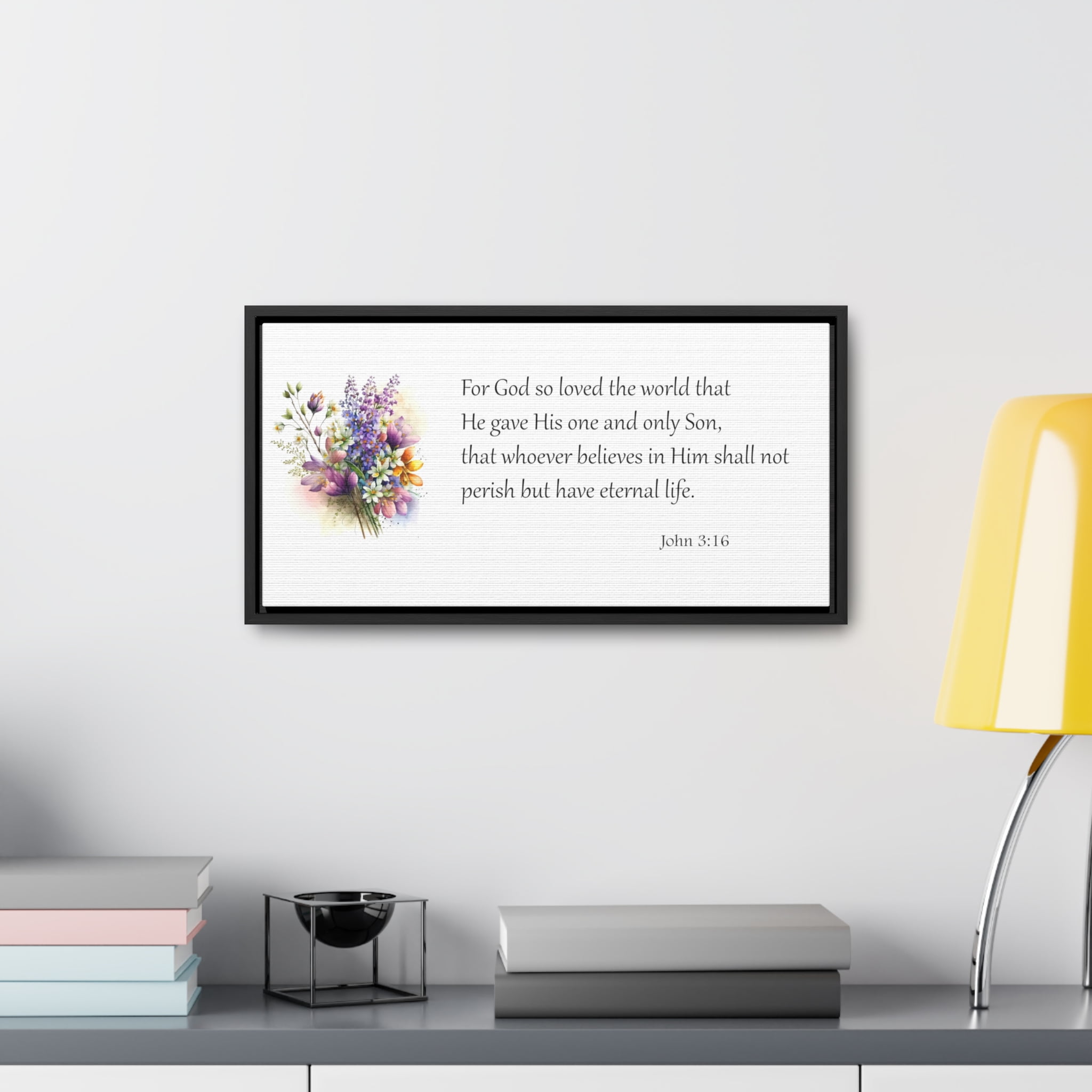 Scripture Sign, Bible Verse Sign, God so loved the world, John 3:16 ...