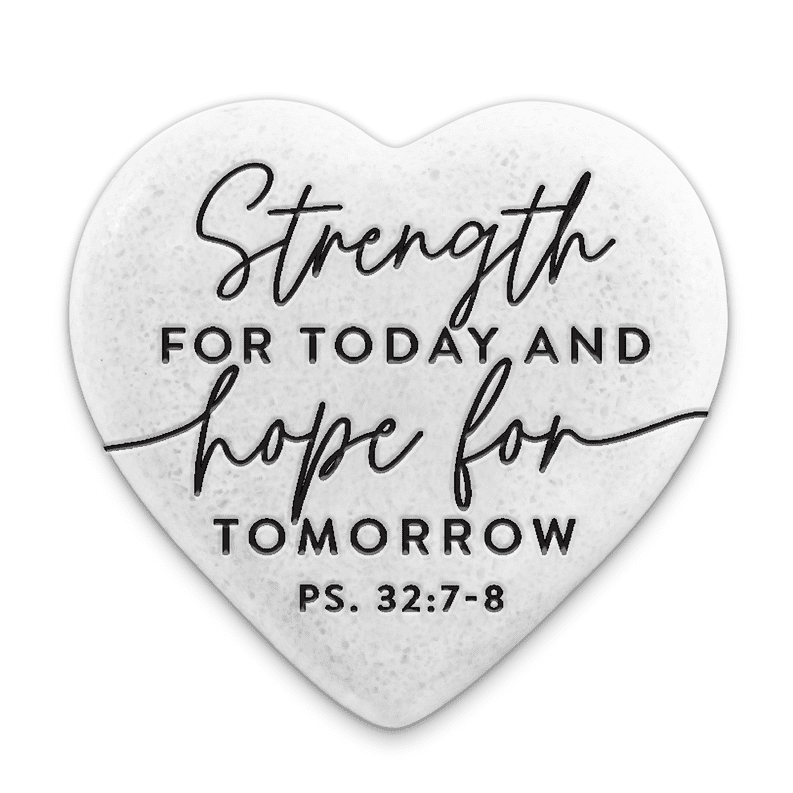 Scripture Stone Hope Heart Strength - Walmart.com