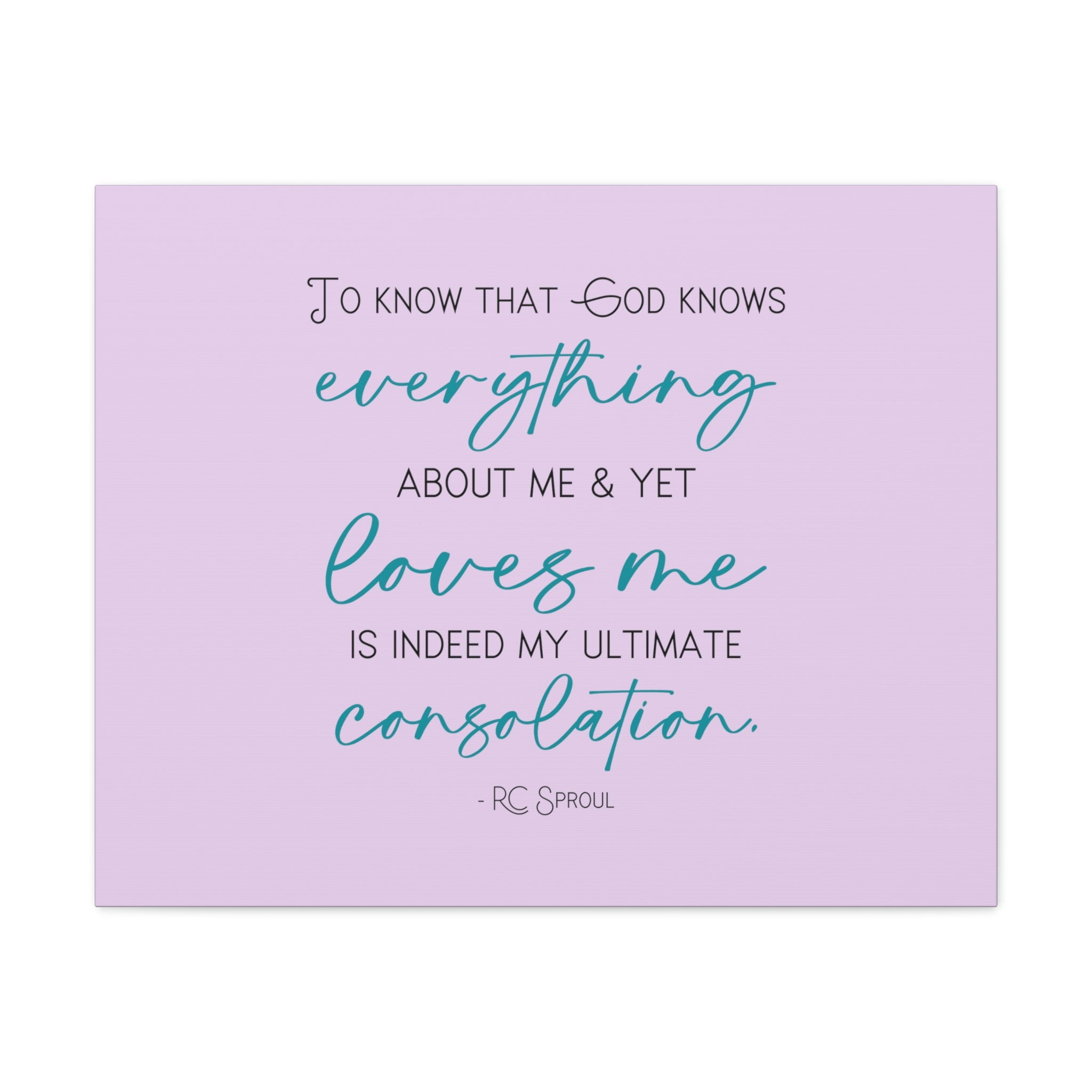 Scripture Walls 1 John 3:20 My Ultimate Consolation RC Sproul Bible ...