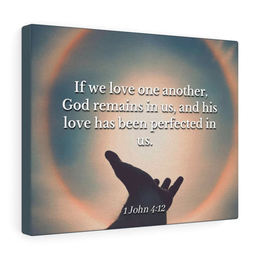 Scripture Walls 1 John 4:12 Love Is Perfect Bible Verse Canvas Christian Wall Art Ready to Hang ...