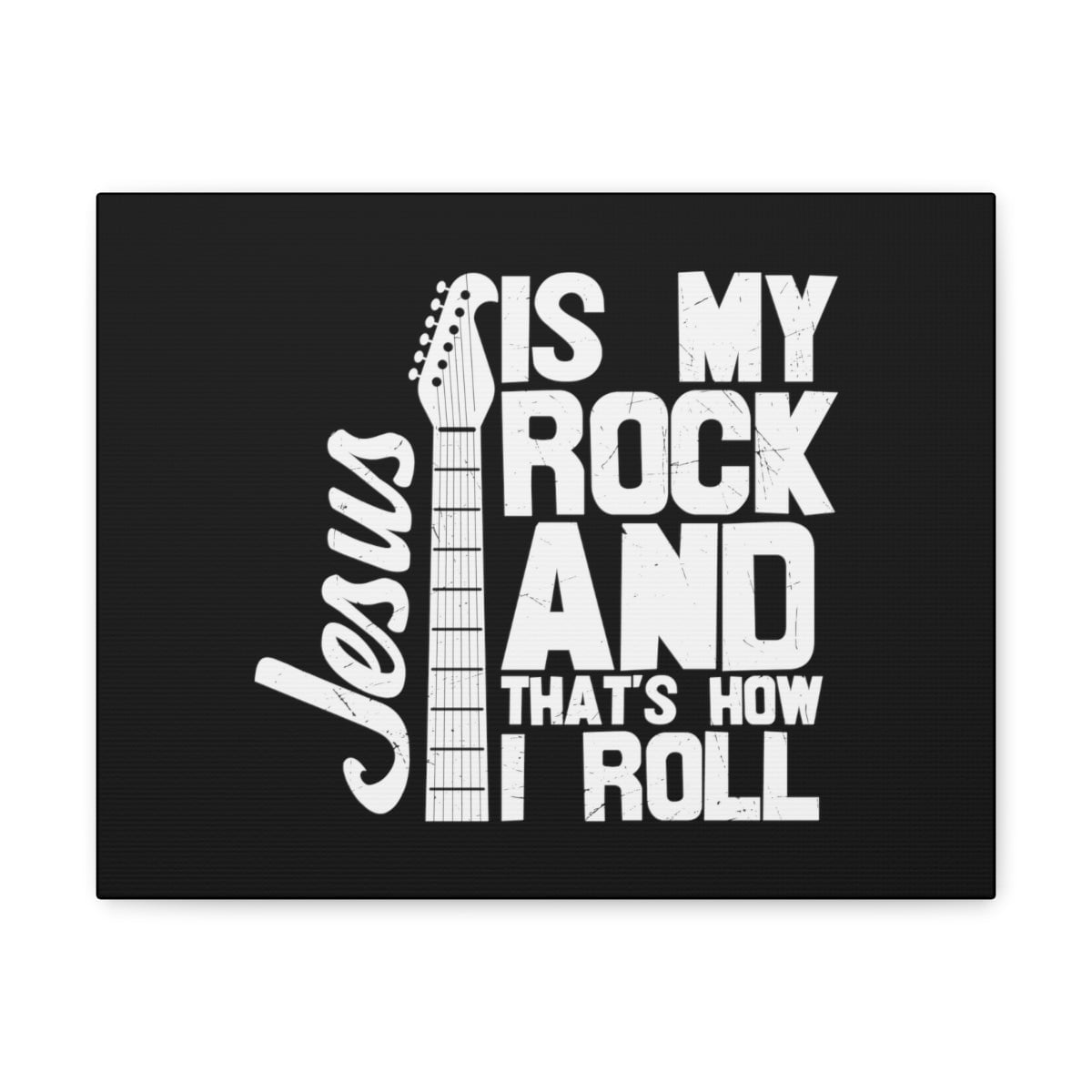 Scripture Walls 1 John 4:15 Jesus Is My Rock Bible Verse Canvas ...