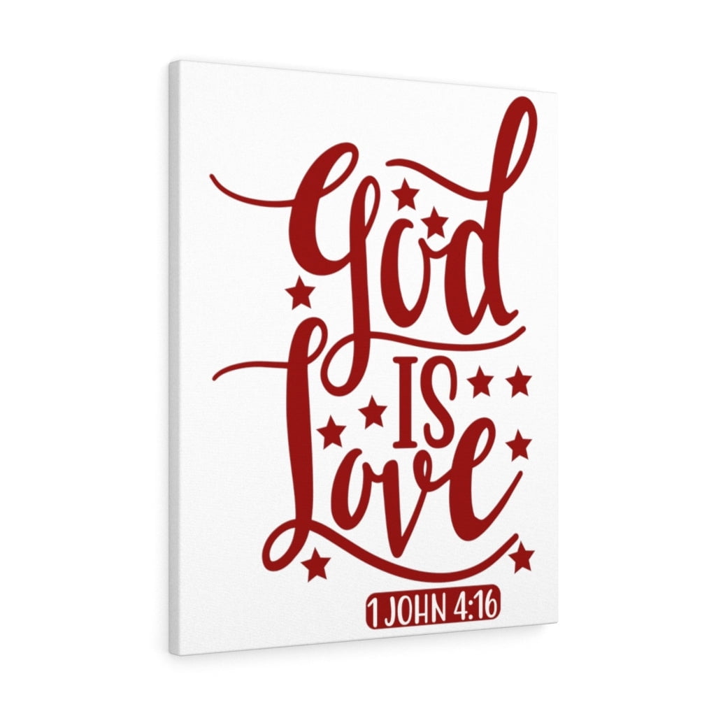 Scripture Walls 1 John 4:16 God Is Love Bible Verse Canvas Christian ...