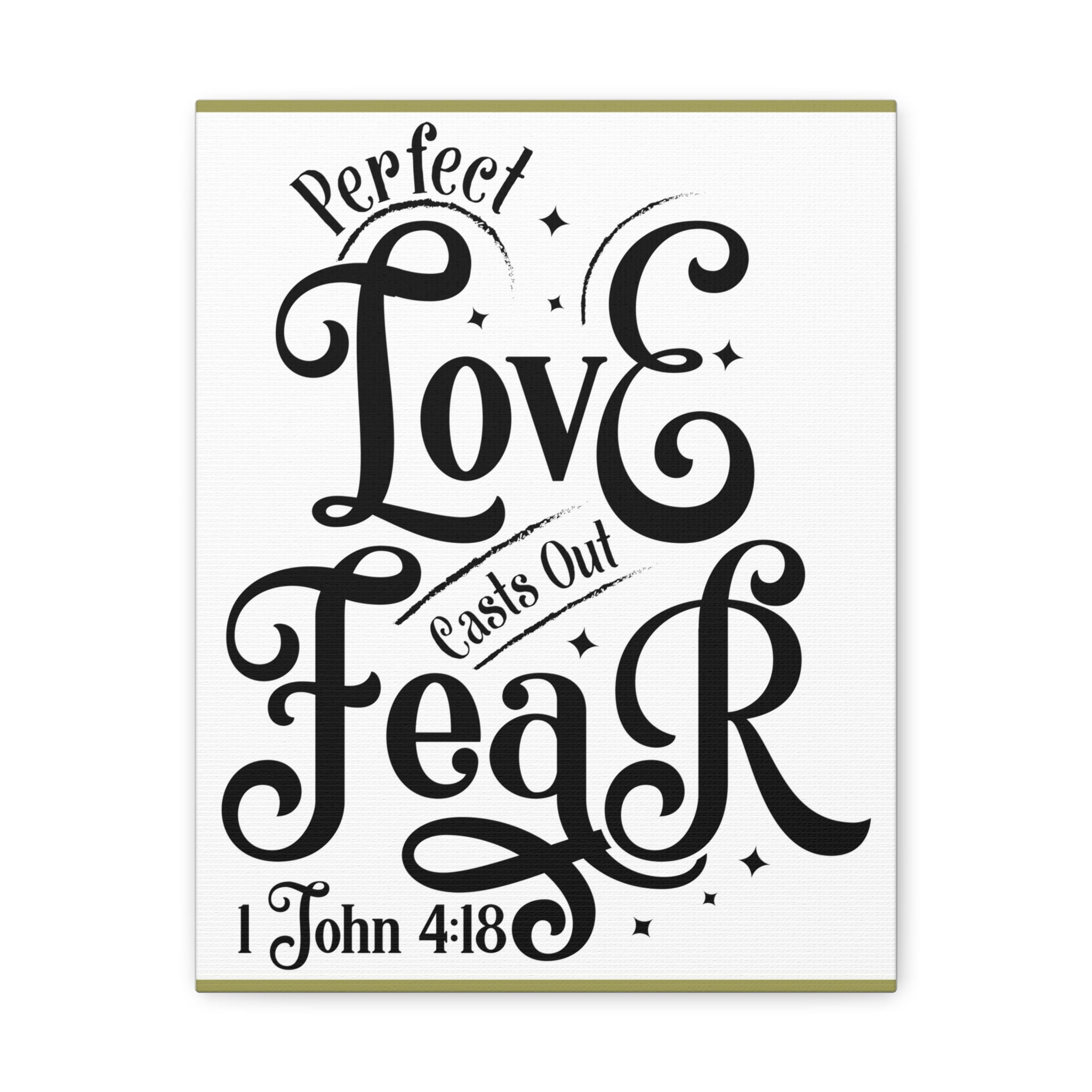 Scripture Walls 1 John 4:18 Perfect Love Casts Out Fear Bible Verse ...