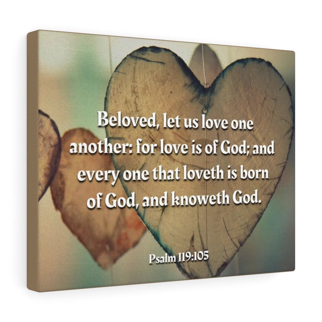 Scripture Walls 1 John 4:7 Love One Another Bible Verse Canvas ...