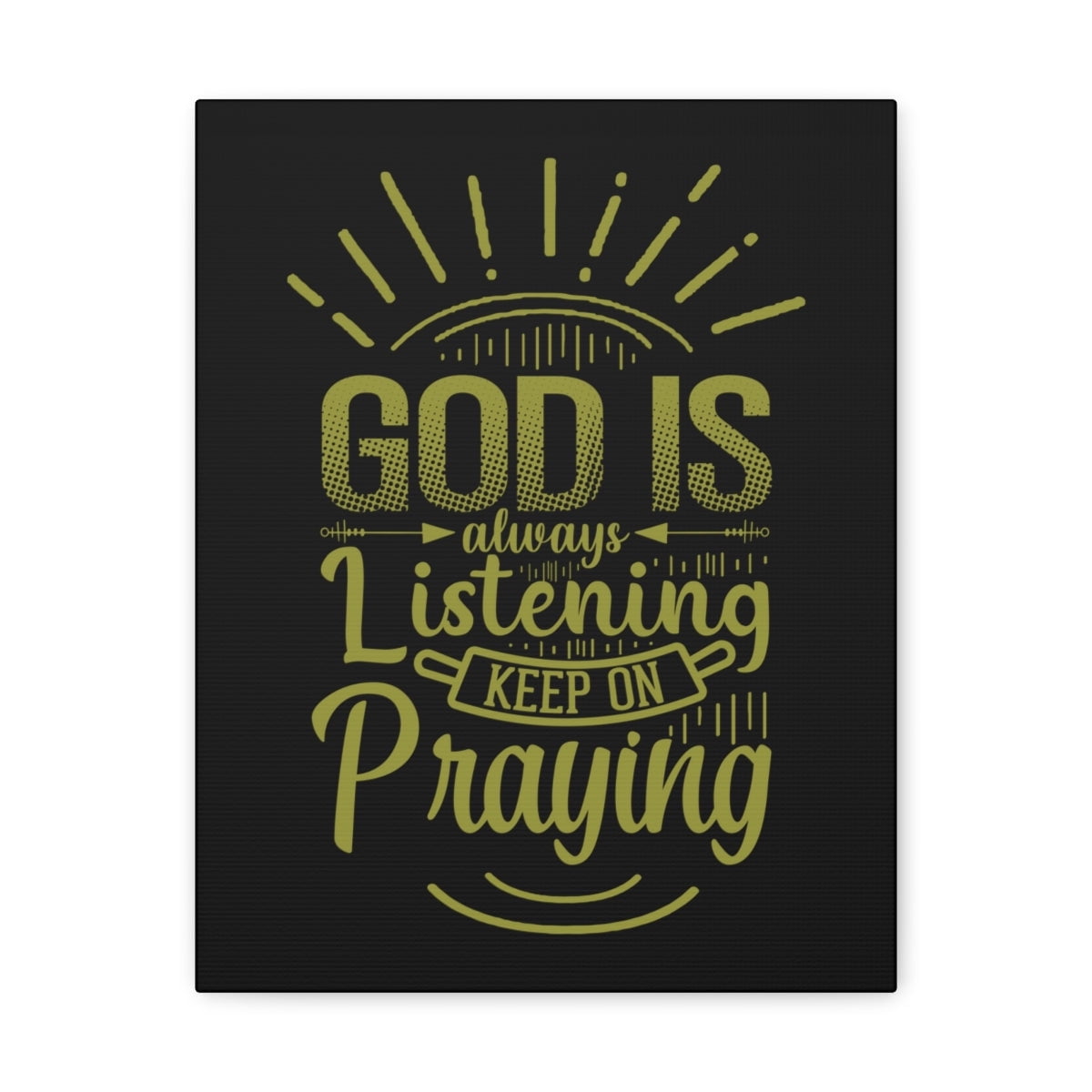 Scripture Walls 1 John 5:15 Always Listening Bible Verse Canvas ...