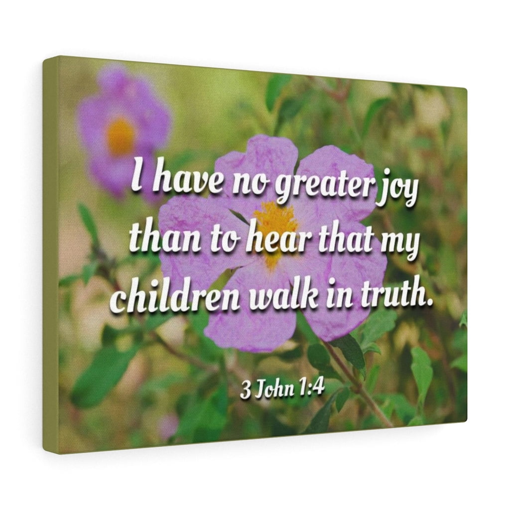 Scripture Walls 3 John 1:4 Children Walk In Truth Bible Verse Canvas ...