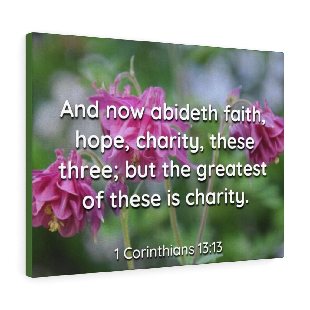 Scripture Walls Abideth Faith Hope Charity 1 Corinthians 13:13 Bible ...