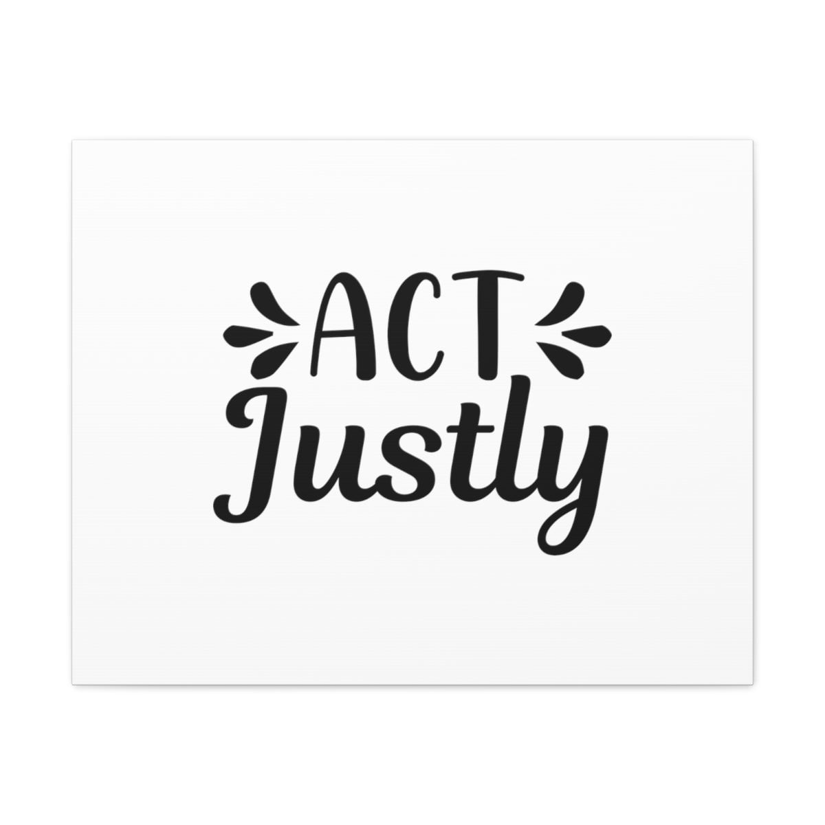Scripture Walls Act Justly Micah 6:8 White Christian Wall Art Bible ...