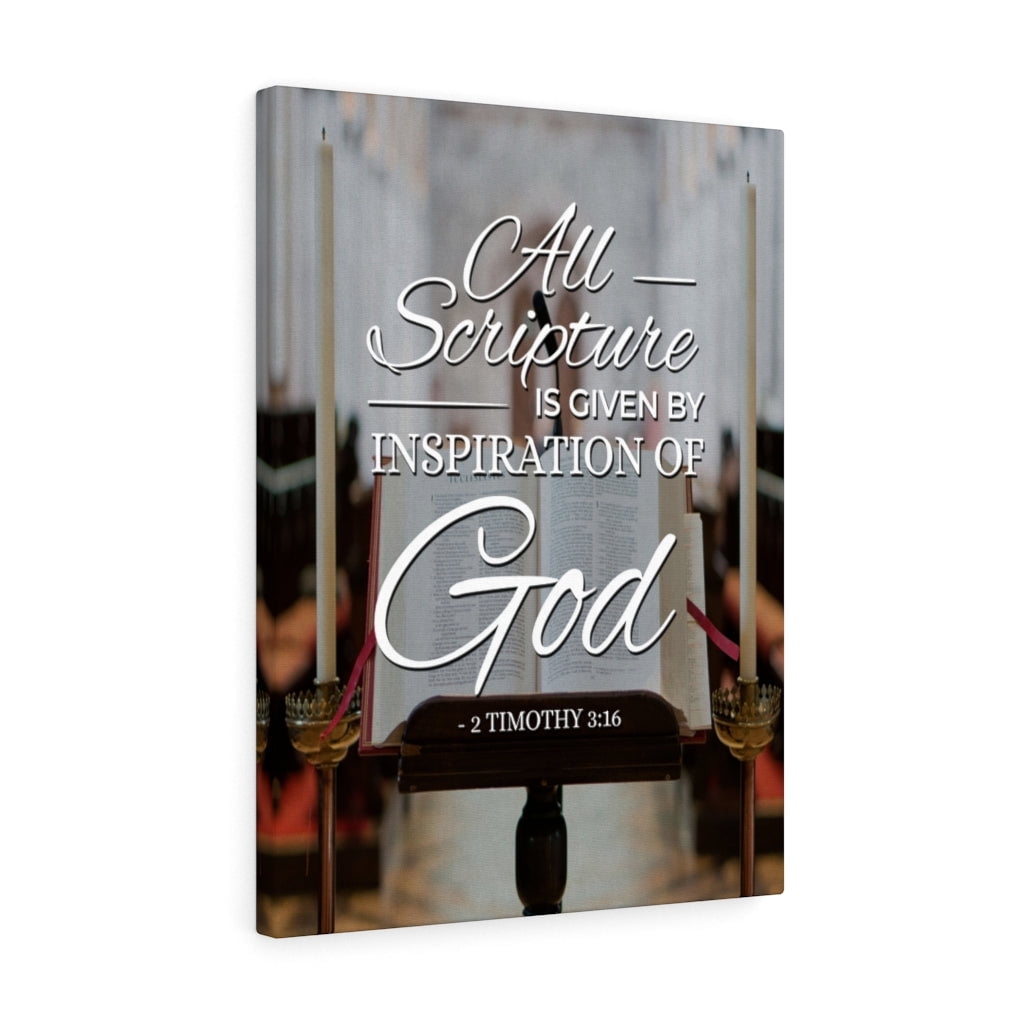 Scripture Walls All Scripture 2 Timothy 3:16 Bible Verse Canvas ...