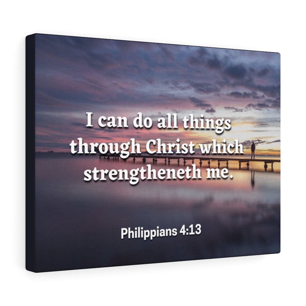 Scripture Walls All Things Philippians 4:13 Bible Verse Canvas ...