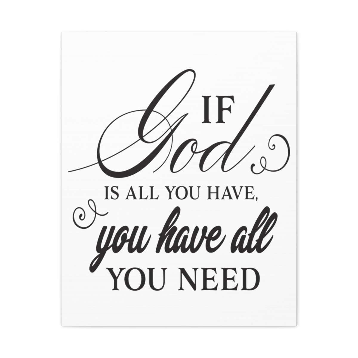 Scripture Walls All You Need Philippians 4:19 Christian Wall Art Print ...