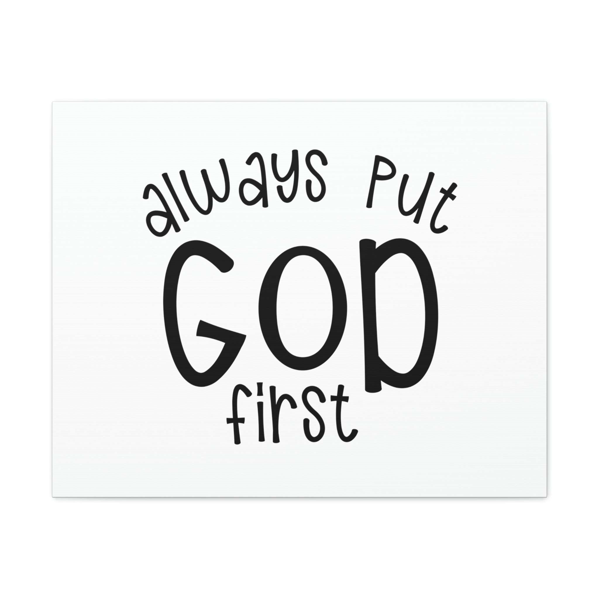Scripture Walls Always Put God First Proverbs 3:6 Christian Wall Art ...