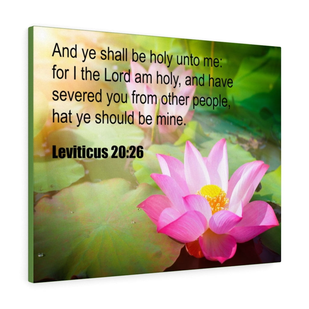 Scripture Walls And Ye Shall Be Holy Leviticus 20:26 Christian Wall Art ...