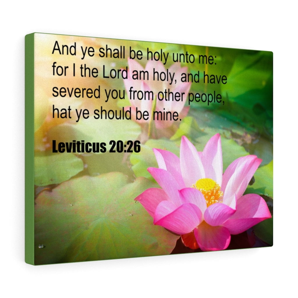 Scripture Walls And Ye Shall Be Holy Leviticus 20:26 Christian Wall Art Print Ready to Hang ...