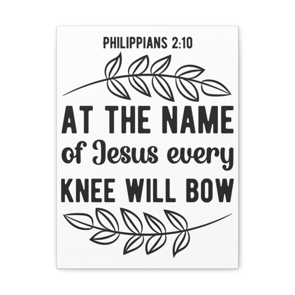 Scripture Walls At The Name Of Jesus Philippians 2:10 Bible Verse ...