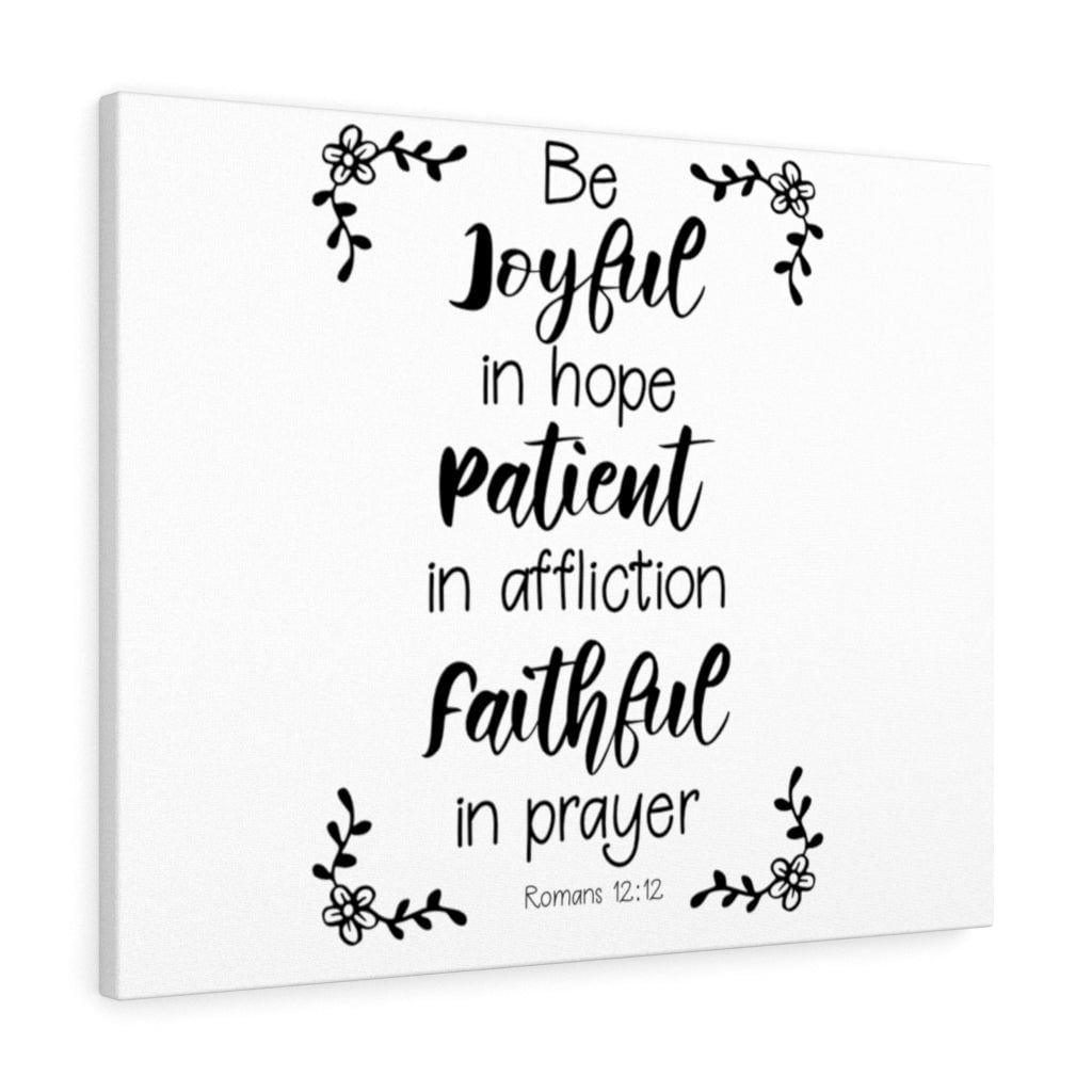 Scripture Walls Be Joyful Patient Faithful Romans 12:12 Bible Verse ...