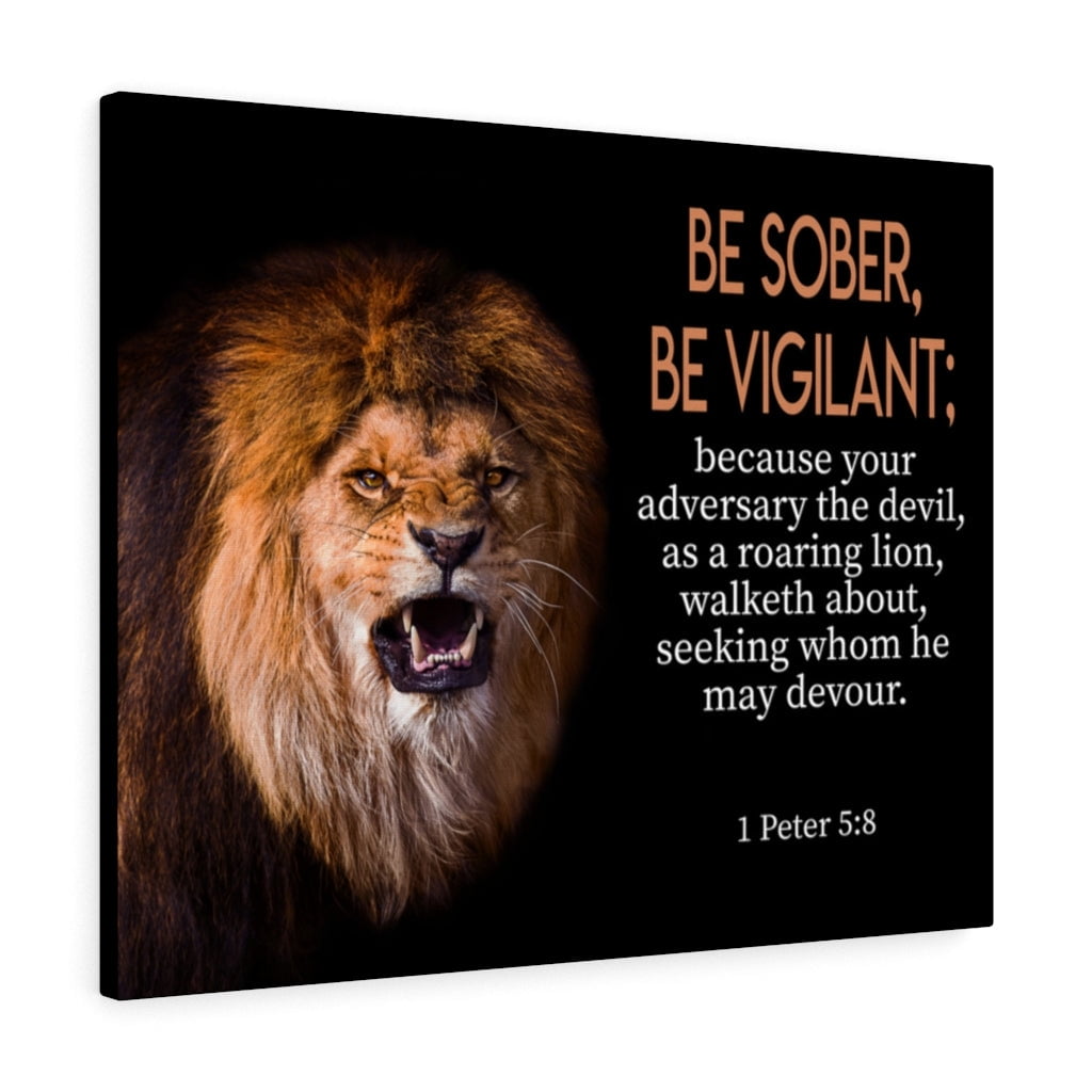 Scripture Walls Be On Guard 1 Peter 5:8Ã¢Â Â­ Wall Art Christian Home ...