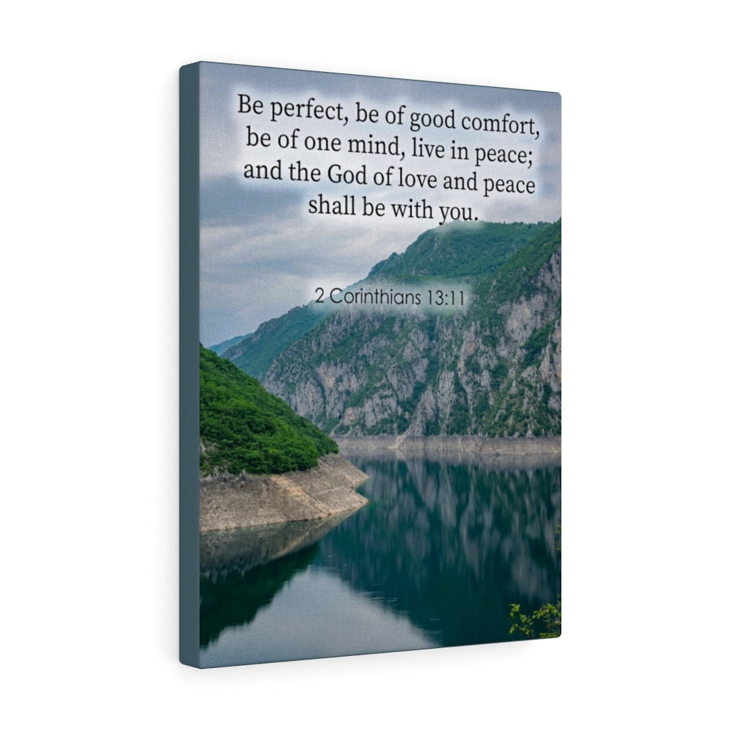 Scripture Walls Be Perfect 2 Corinthians 13:11 Bible Verse Canvas ...