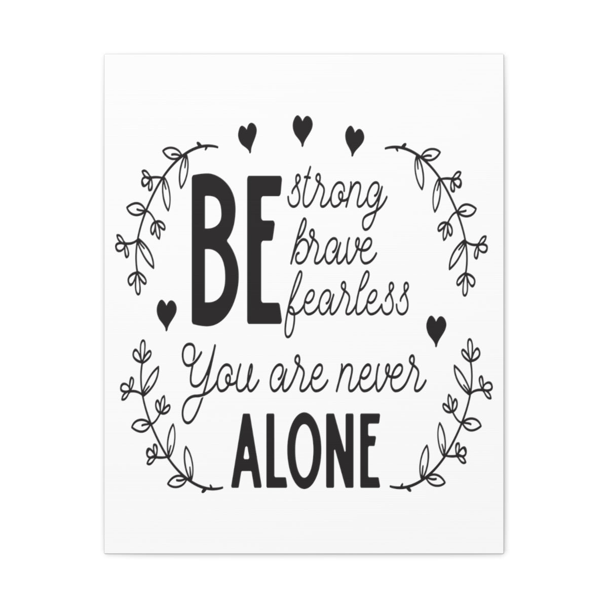 Scripture Walls Be Strong Brave Joshua 1:9 Christian Wall Art Print ...