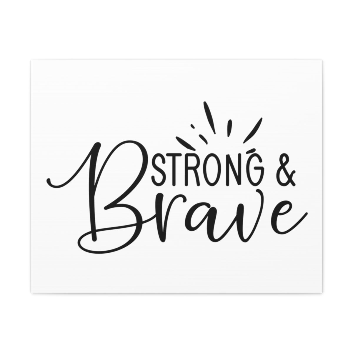 Scripture Walls Psalm 31:24 Be Strong & Brave Bible Verse Canvas ...