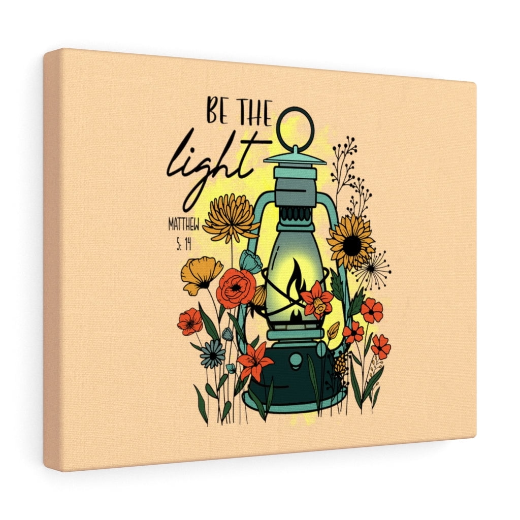 Scripture Walls Be The Light Matthew 5:14 Colors Bible Verse Canvas ...