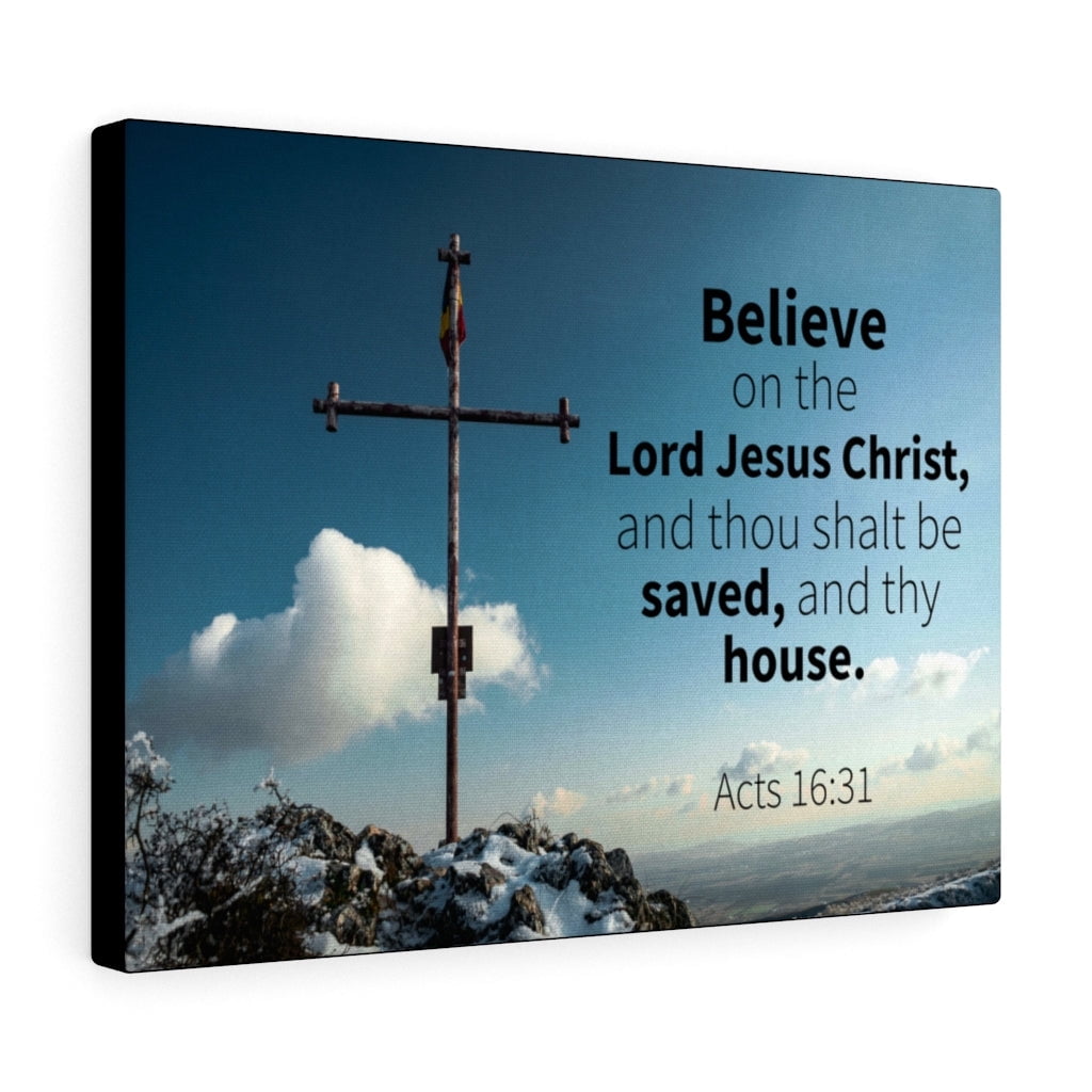 Scripture Walls Believe On The Lord Jesus Christ Acts 16:31 Bible Verse ...