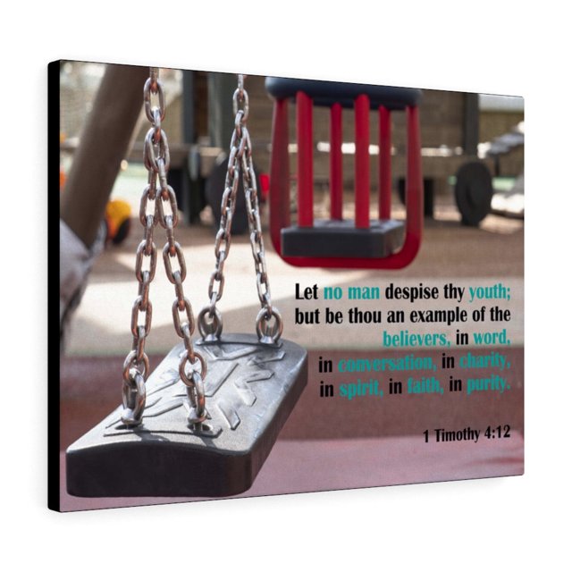 Scripture Walls Believers Example 1 Timothy 4:12 Bible Verse Canvas ...