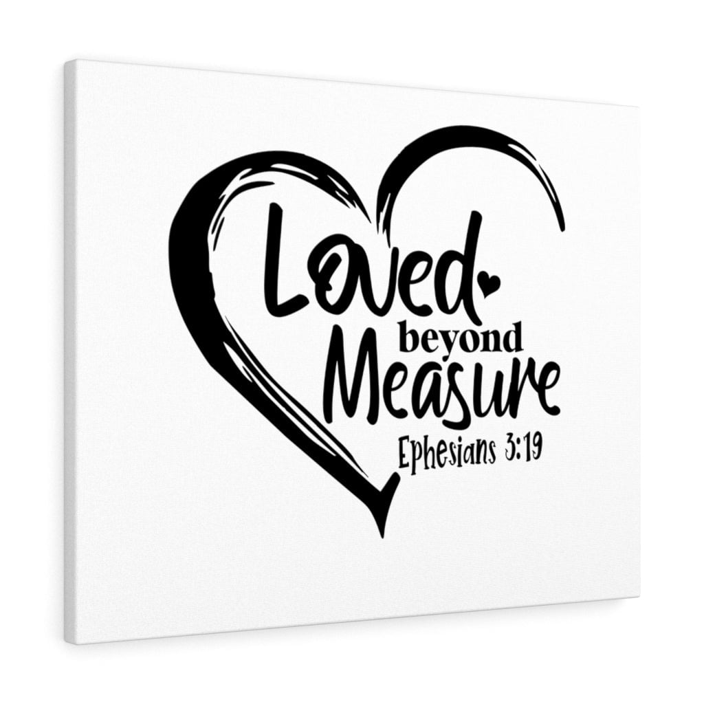 Scripture Walls Beyond Measure Ephesians 3:19 Bible Verse Canvas ...