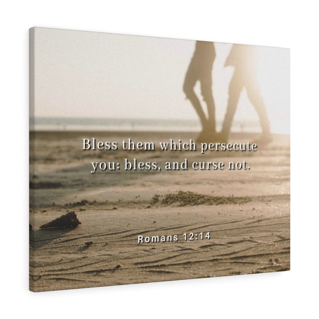 Scripture Walls Bless Them Romans 12:14 Bible Verse Canvas Christian ...